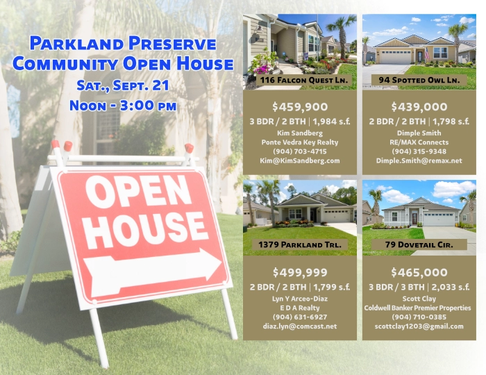 Community-Wide Open House – Parkland Preserve